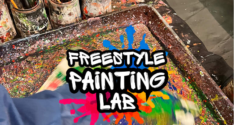Freestyle Painting Lab: Unconventional Art, Unforgettable Fun | Fever