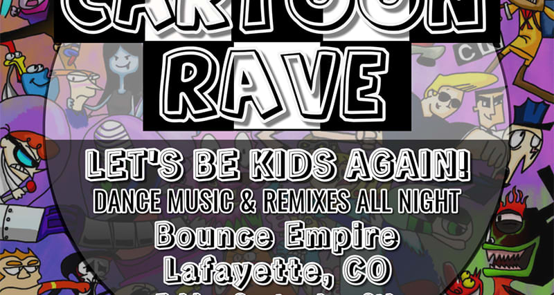Bounce Empire - Cartoon Rave - Denver - Tickets | Fever