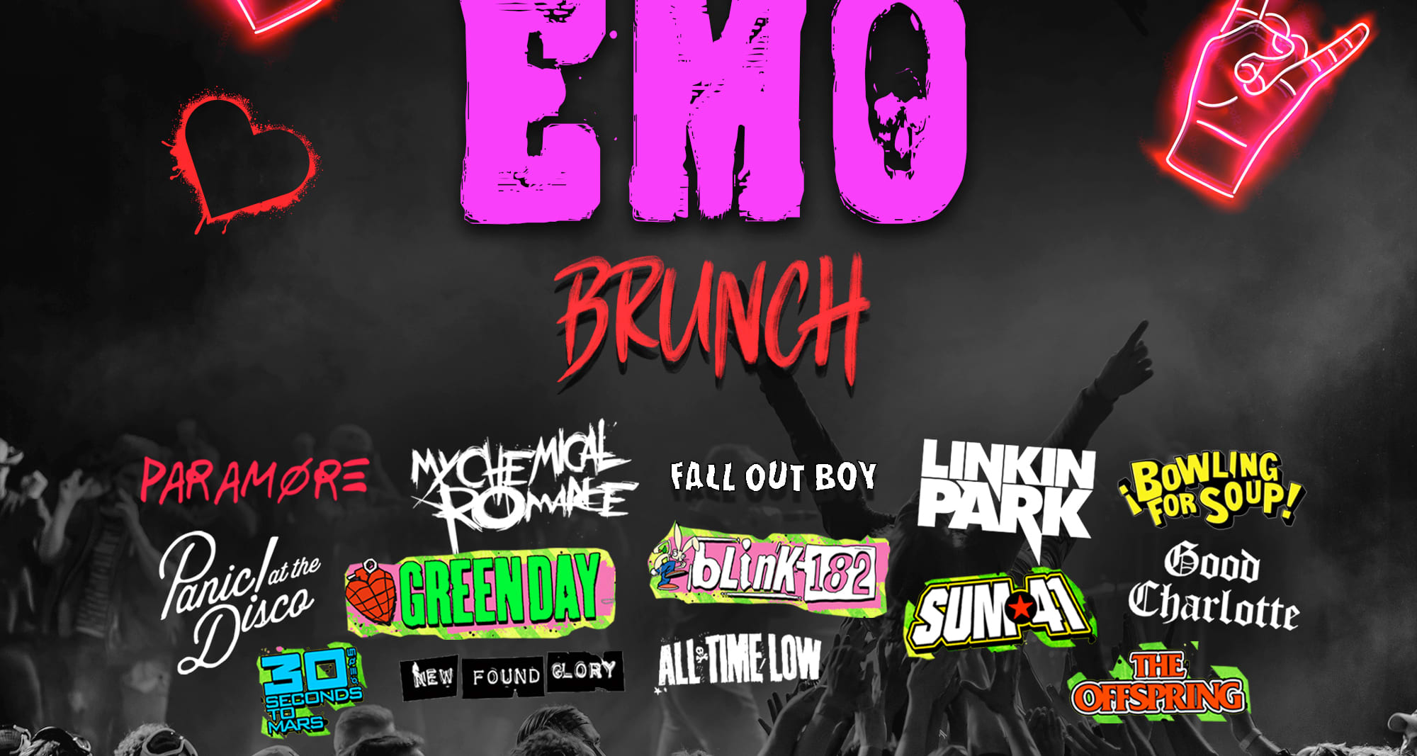 Emo Bottomless Brunch - London Fire Tickets | Fever