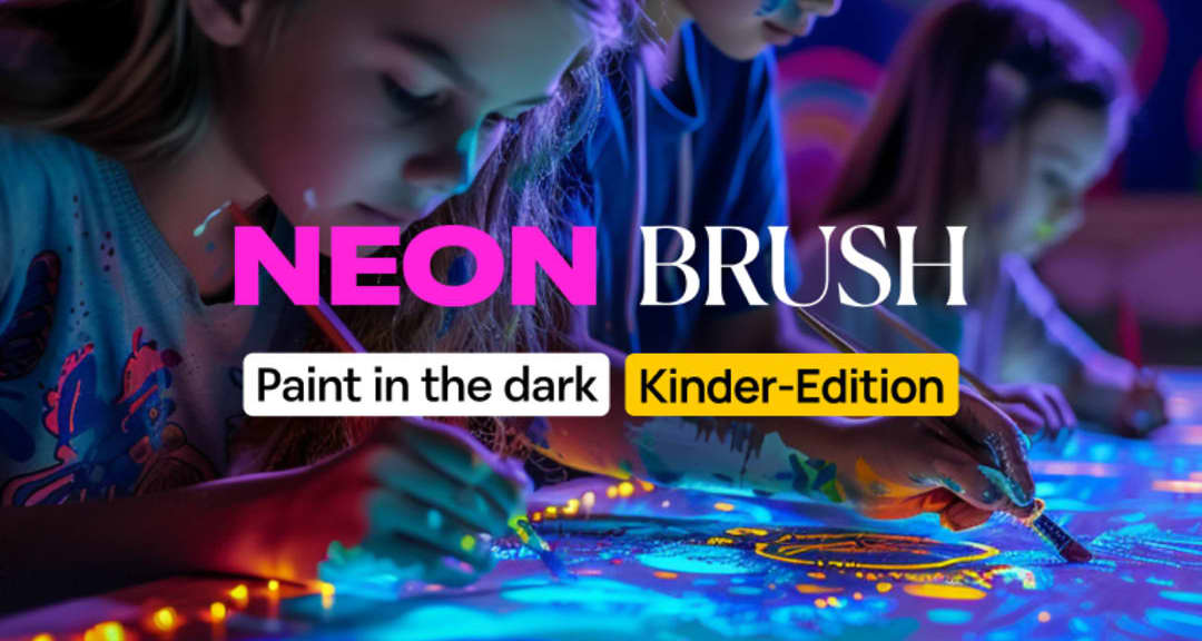 Neon Brush Kids Wien: Ein Malerlebnis für die ganze Familie - Tickets ...
