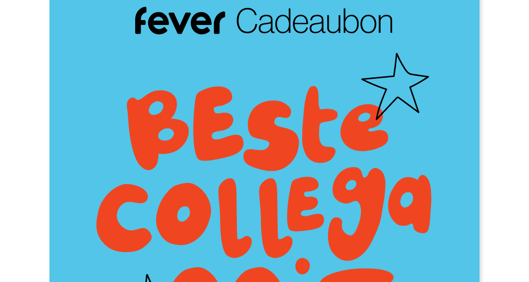 Beste collega ooit! - Special Edition Cadeaubon - Groningen | Fever