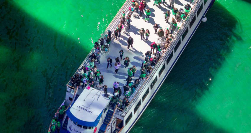 St. Patrick's Day Chicago Green River Afternoon Booze Cruise! | Fever
