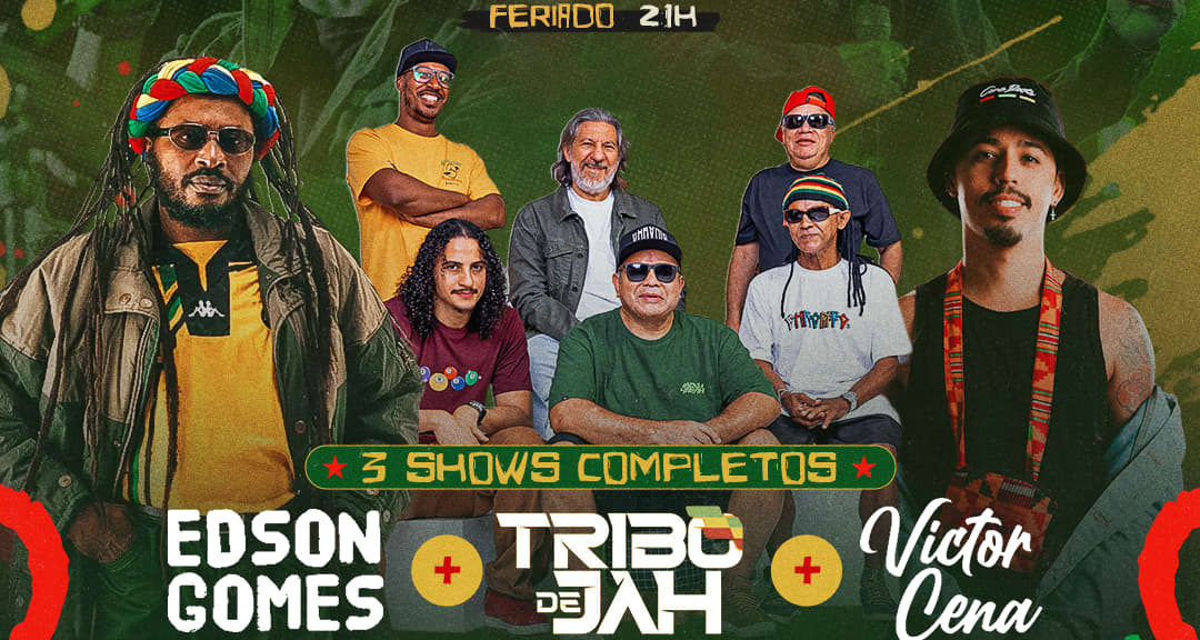 Show do Edson Gomes e Tribo de Jah no Arena Sertaneja - São Paulo | Fever