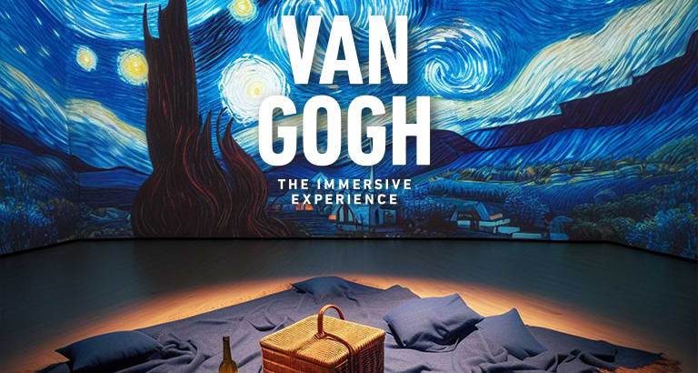 Picnic Under Starry Night at Van Gogh: The Immersive Experience ...