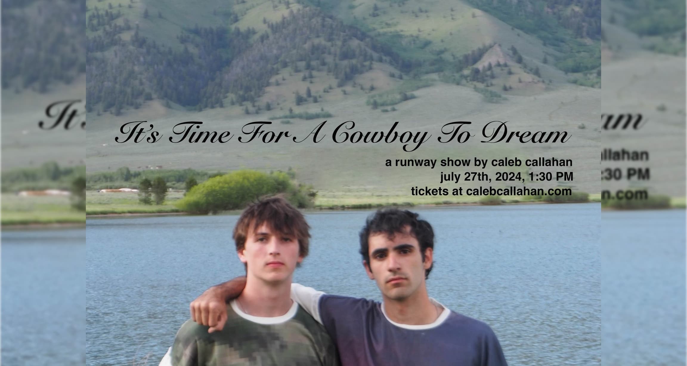 It's Time For A Cowboy To Dream : a runway show by caleb callahan | Fever