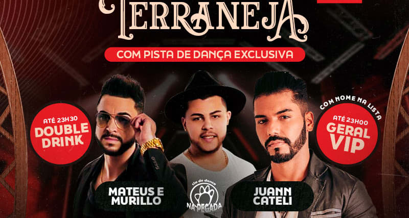 Terraneja com Mateus & Murillo e Juann Cateli - São Paulo | Fever