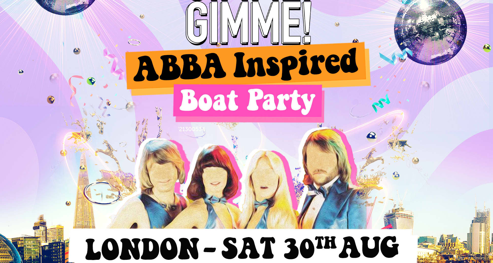 GIMME! GIMME! GIMME! The ABBA Inspired Boat Party Boat Party in London ...