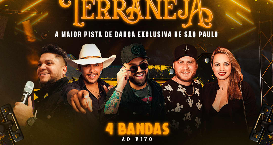 Show Terraneja com 4 Bandas Ao Vivo no Terra SP - São Paulo | Fever