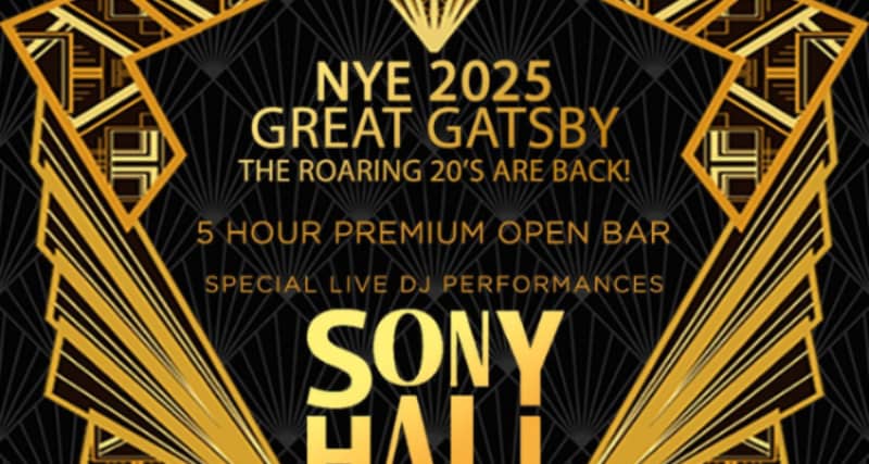 Sony Hall NYE 2025 - Tickets | Fever