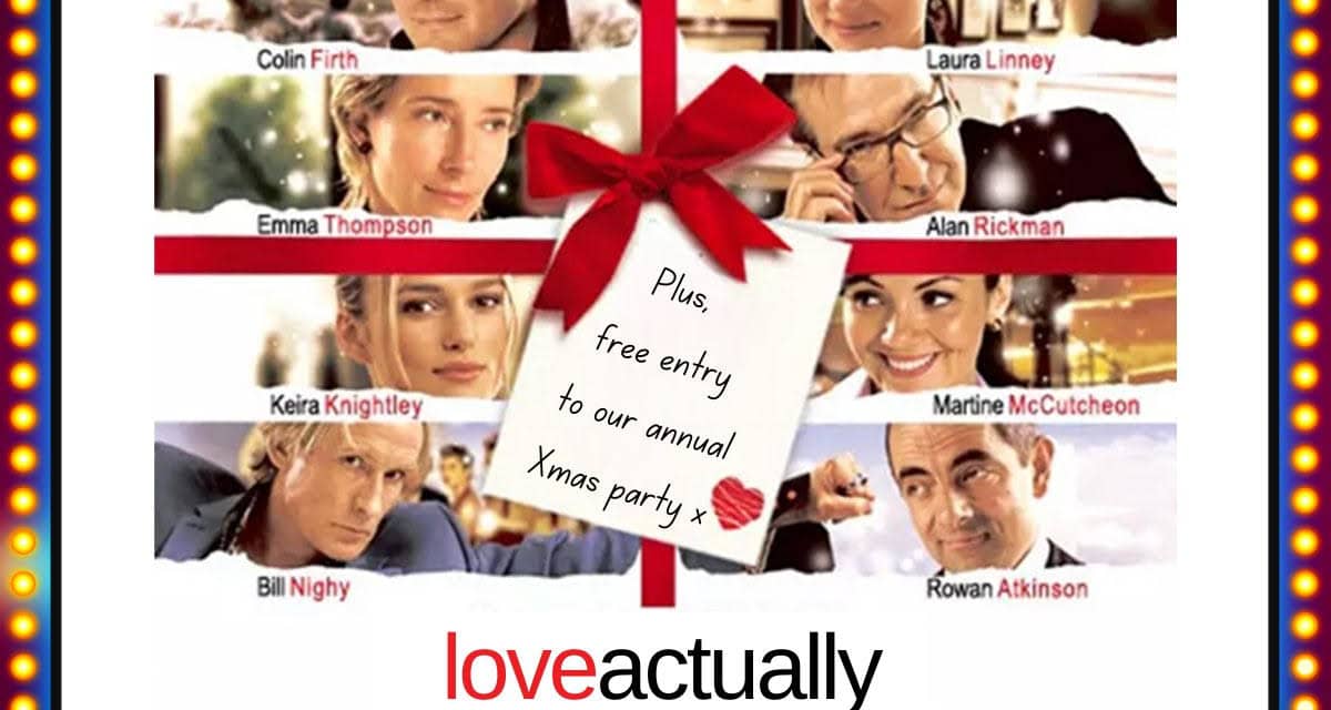 Love Actually Drink-A-Long Movie Night & 00's Xmas Disco | Fever