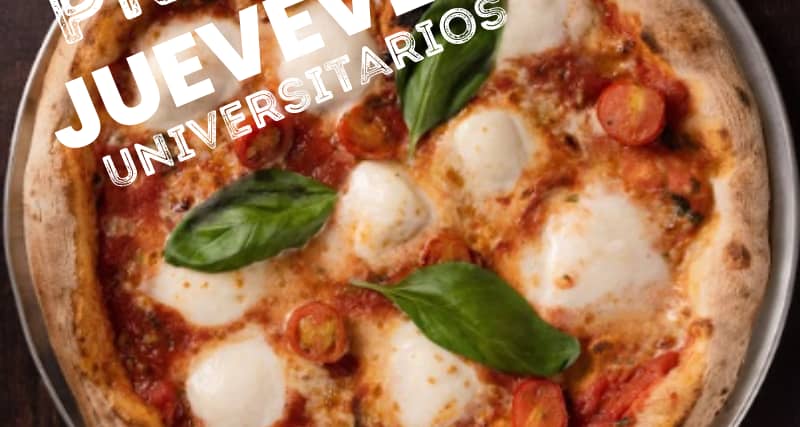 Menú Jueves universitarios en Pizzart, Madrid | Fever