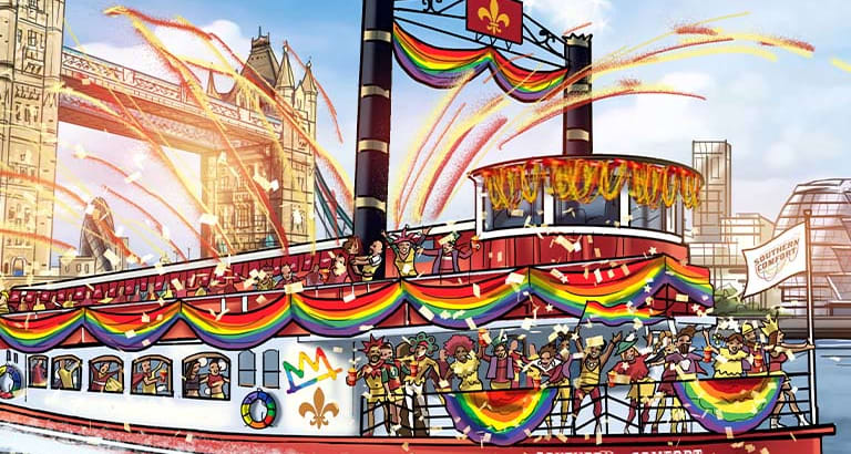 Southern Comfort’s Pride Boat Party with Sink The Pink - London | Fever