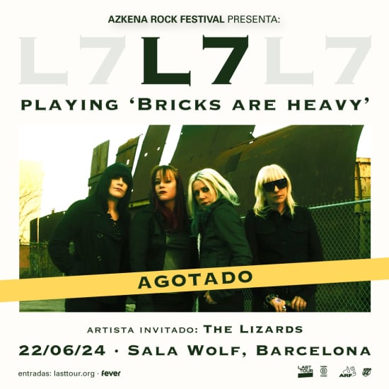 Concierto L7 Barcelona, Sala Wolf (22-07-2024) | Fever