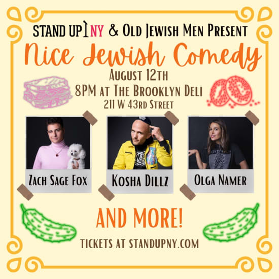 Nice Jewish Comedy - NYC - Tickets | Fever