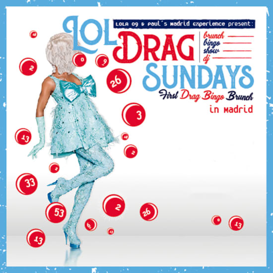 LOL Drag Sundays: brunch, bingo y drag queens - Madrid | Fever
