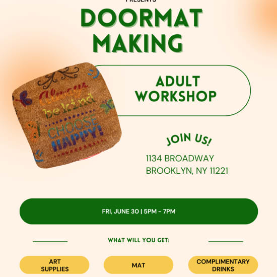 Doormat Making Workshop in New York | Fever